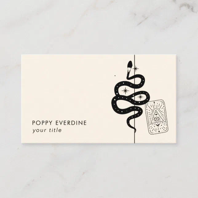 Mystic Celestial Business Card Template | Zazzle