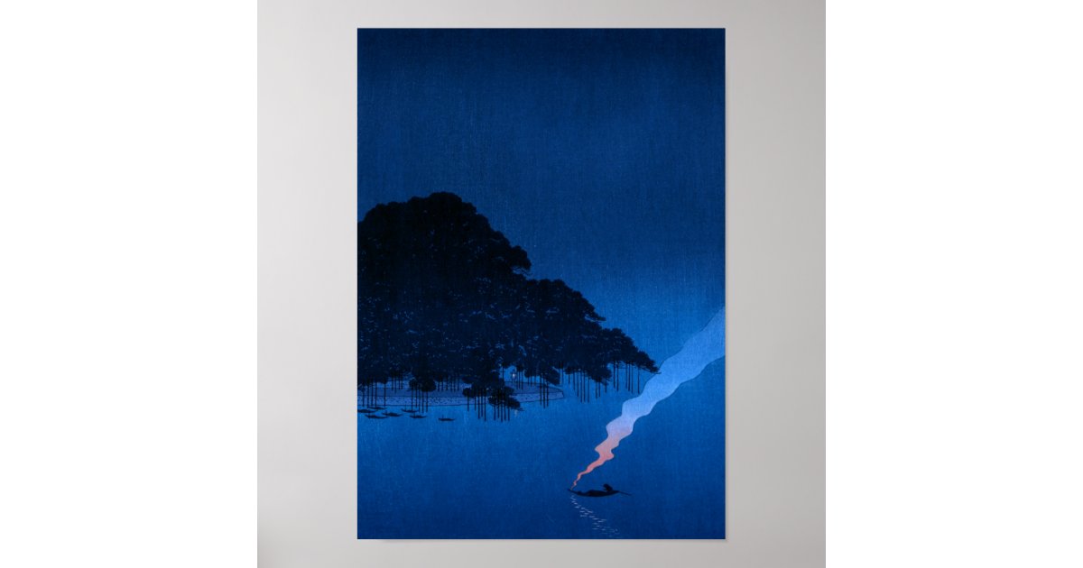 Mystic Midnight (BLUE) Poster | Zazzle