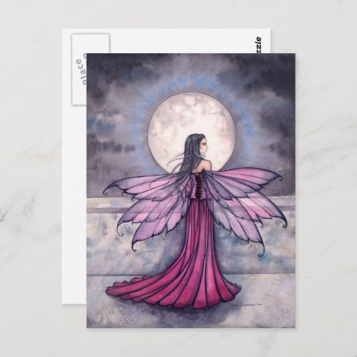 Mystic Midnight Fairy Postcard | Zazzle