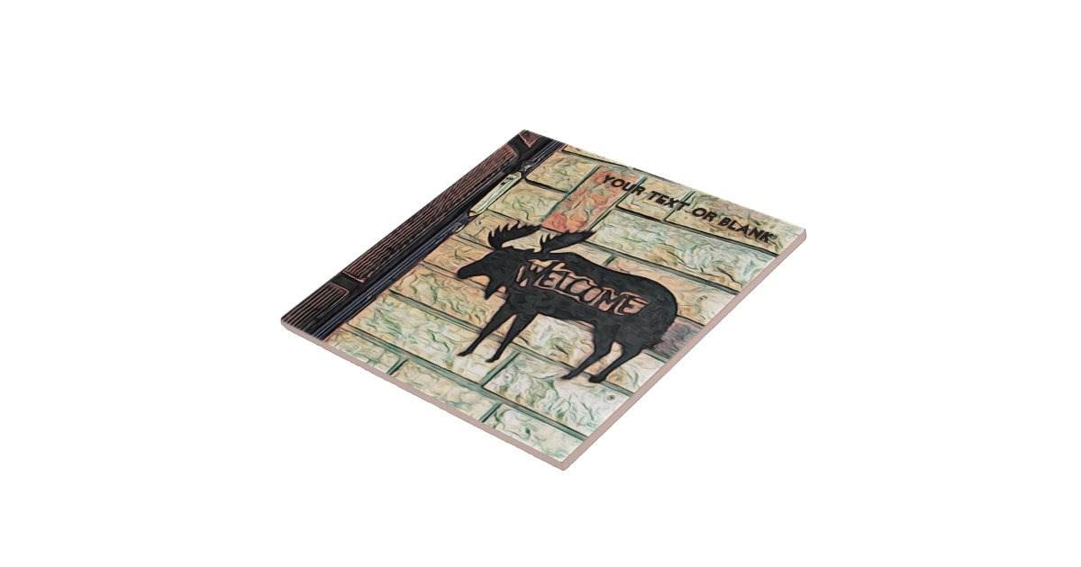 Mystic Moose Ceramic Tile | Zazzle