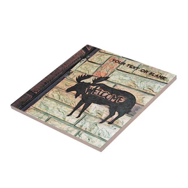 Mystic Moose Tile | Zazzle
