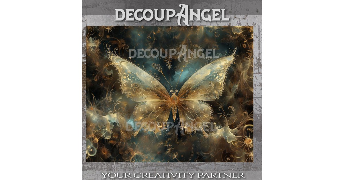 Mystic Nocturne – Enchanted Butterfly Decoupage Tissue Paper | Zazzle