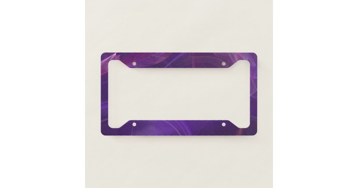 Mystic Purple License Plate Frame | Zazzle