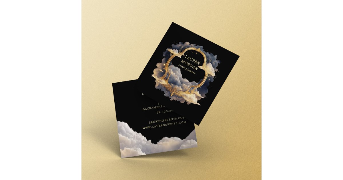 Mystical Celestial Ethereal Business Card | Zazzle