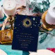 Mystical Galaxy Navy Blue Wedding Invitation | Zazzle