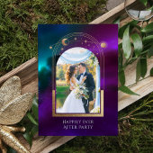 Mystical Happily Ever After Wedding Reception Invitation | Zazzle