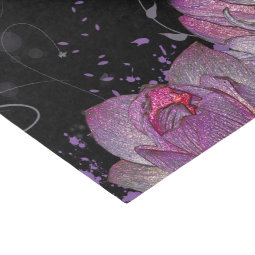 Mystical lotus 10lb Tissue Paper, White Tissue Paper | Zazzle