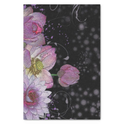 Mystical lotus 10lb Tissue Paper, White Tissue Paper | Zazzle