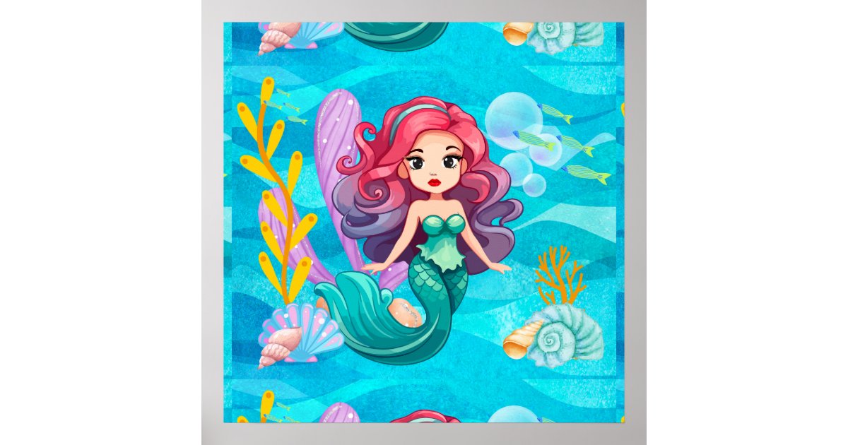 Mystical siren Design Poster | Zazzle