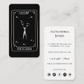 Mystical Tarot Card Black White Scissors Barber | Zazzle