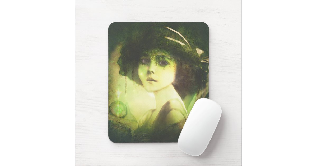 Mystical Willow Tree Fairy Fantasy Art Mouse Pad | Zazzle