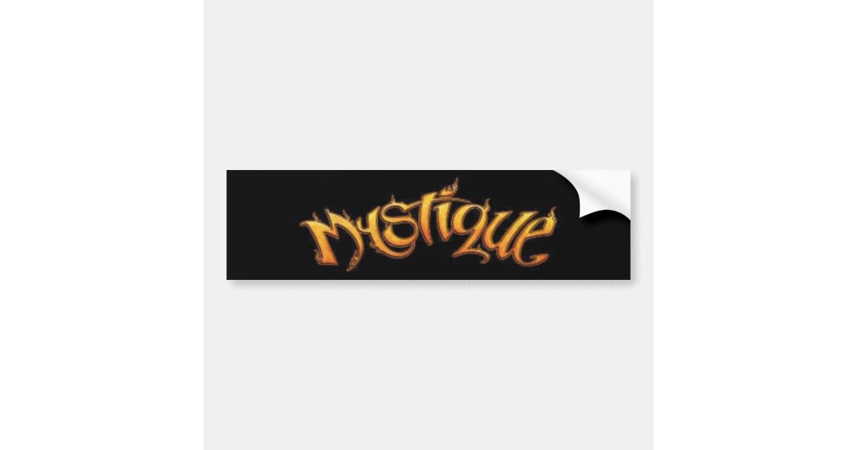 Mystique Bumper sticker | Zazzle