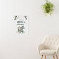Mythical Dragon Baby Shower Welcome Sign Poster | Zazzle