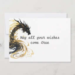 Mythical Watercolor Dragon Birthday Card | Zazzle