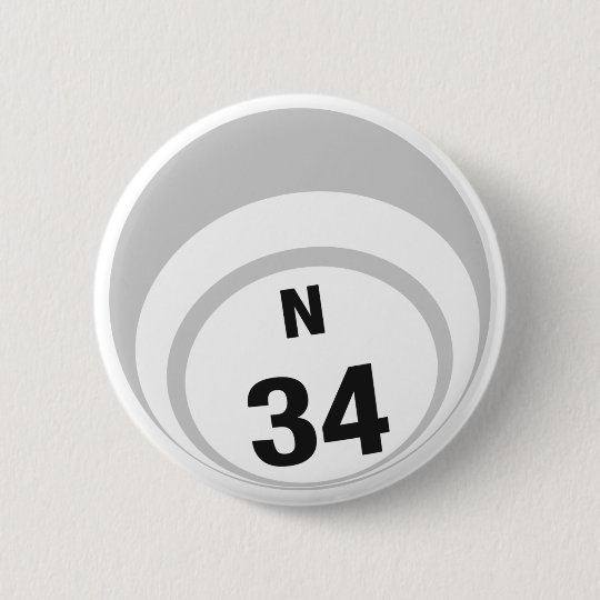 N34 Bingo Ball button | Zazzle.com