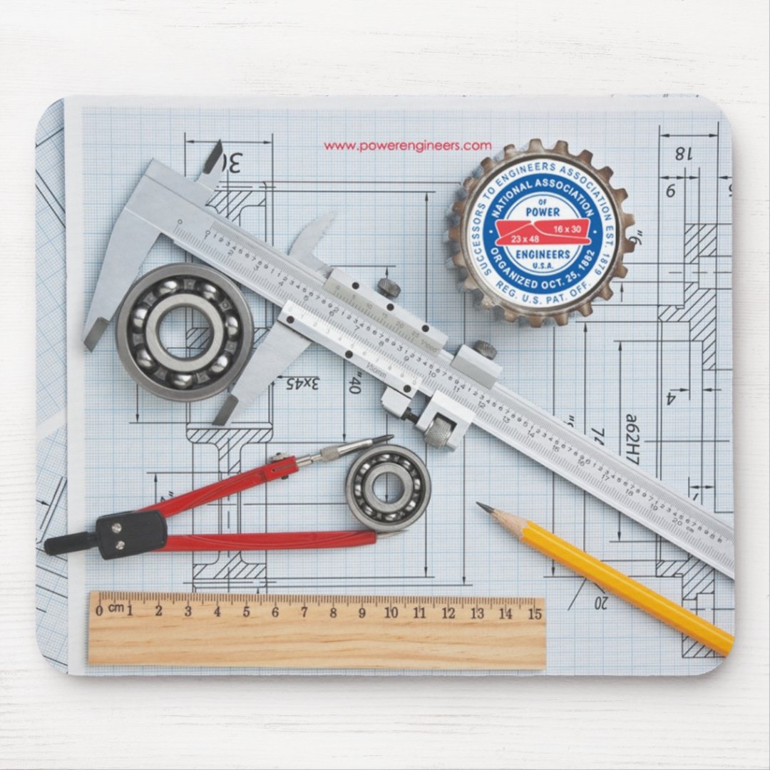 N.A.P.E. Engineering Tools Mousepad | Zazzle