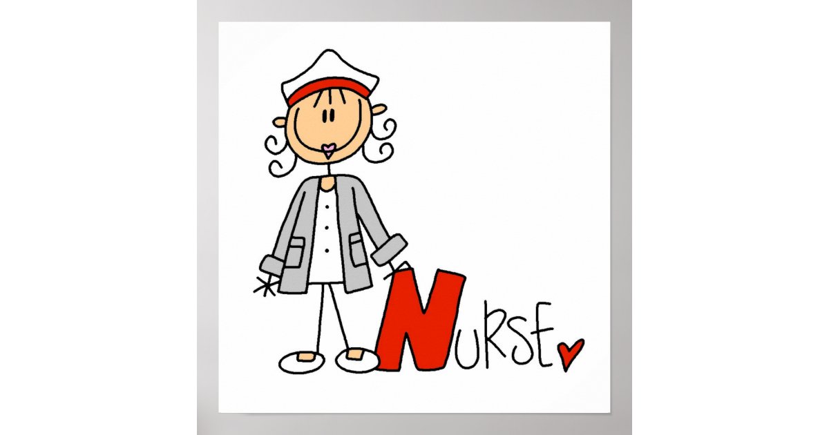 N is for Nurse Poster | Zazzle