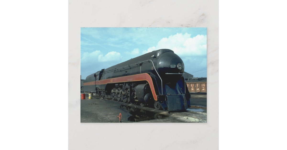 N&W 4-8-4 POSTCARD | Zazzle