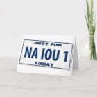 IOU Greeting card | Zazzle.com