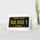 IOU Greeting card | Zazzle.com