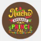Nacho Average Assistant Principal Cinco De Mayo Classic Round Sticker ...