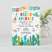 Nacho Average Mexican Fiesta Baby Shower Invitation | Zazzle