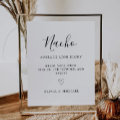 Nacho Bar Sign - Minimalist Wedding Nacho Station | Zazzle