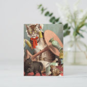 Naghty Cats postcard | Zazzle