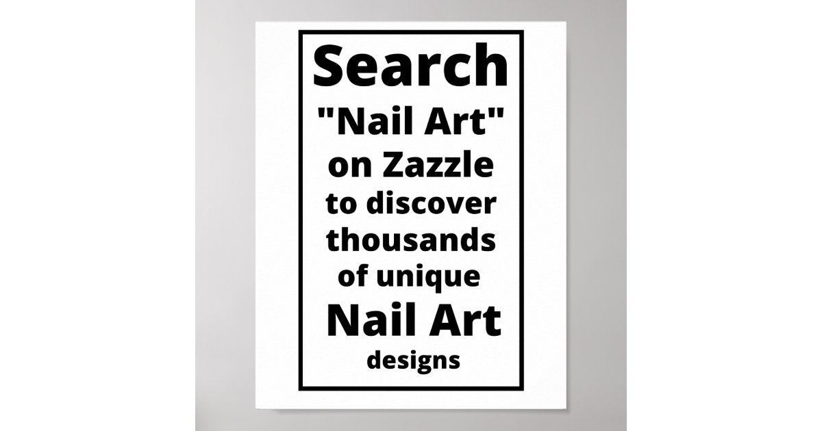 Nail Art Poster | Zazzle
