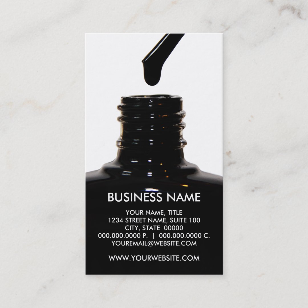 Nail Polish Business Cards | Zazzle
