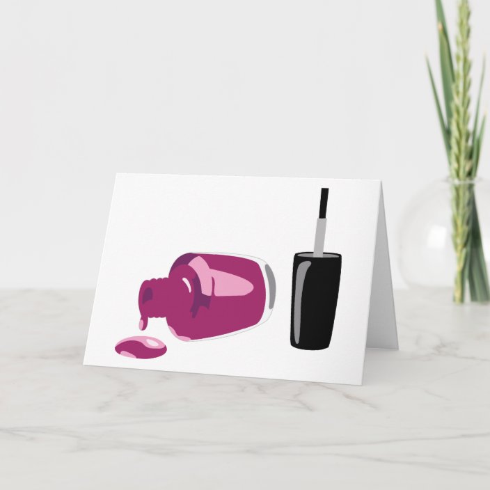 Nail Polish Card | Zazzle.com