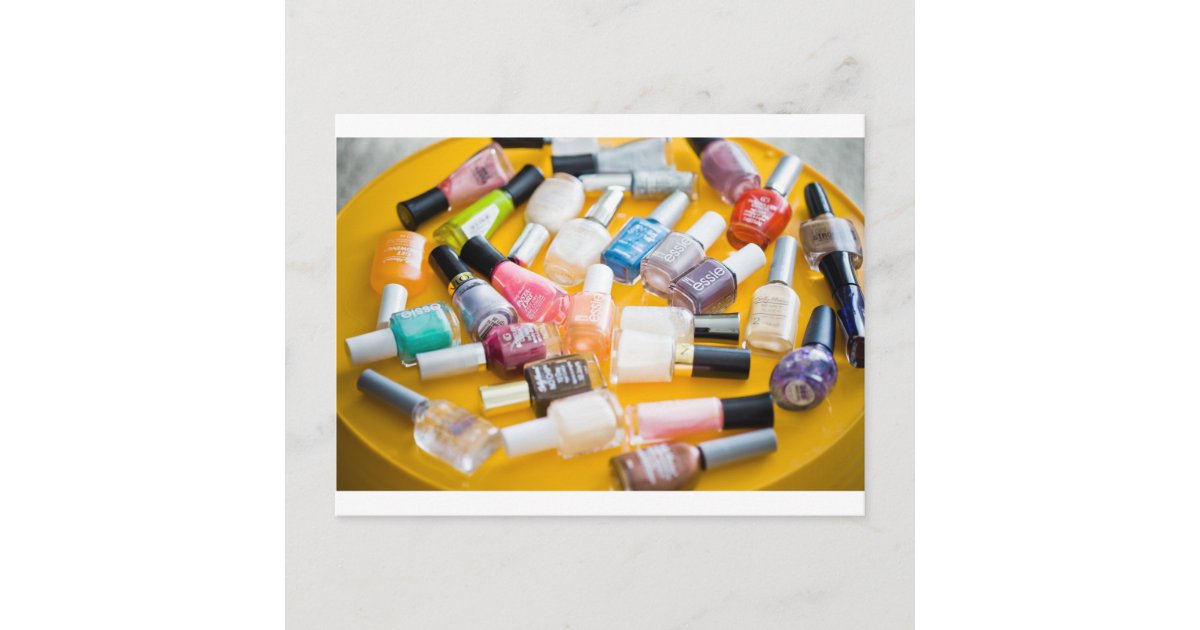 Nail Polish Postcard | Zazzle