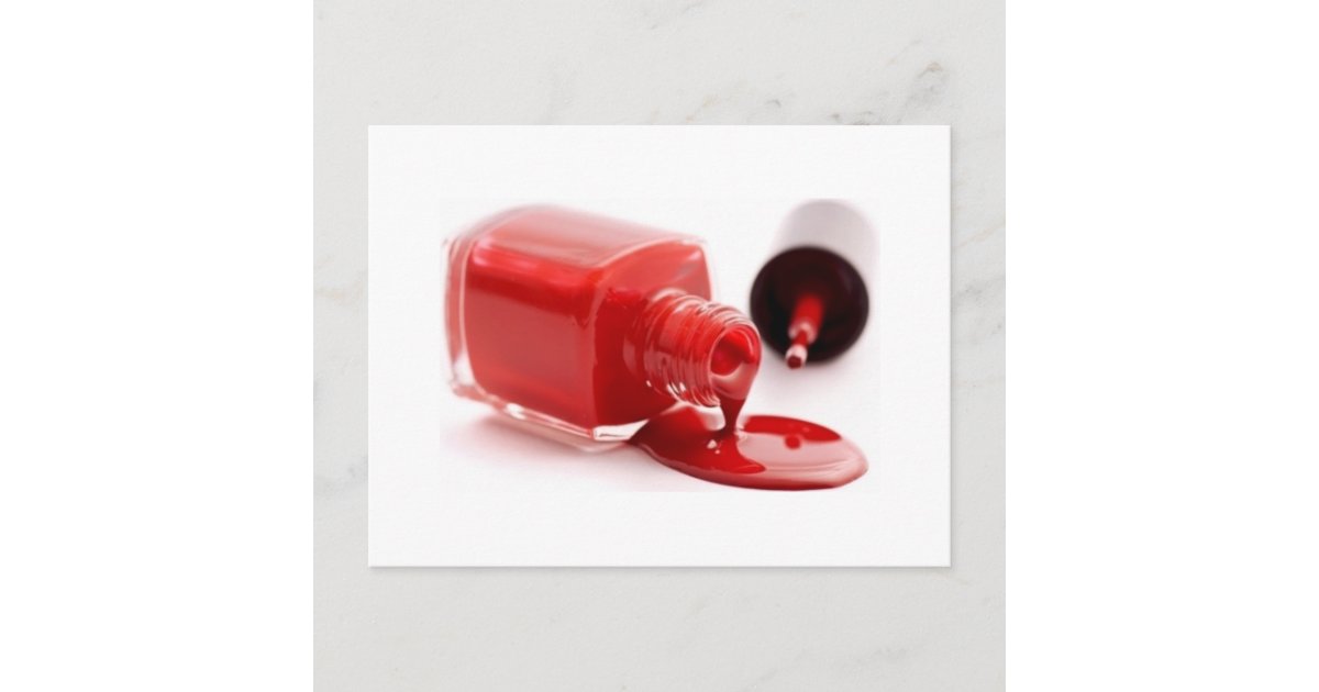 Nail Polish Postcard | Zazzle