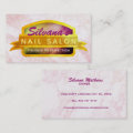 Nail Salon Slogans Business Cards | Zazzle