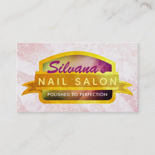 Nail Salon Slogans Business Cards | Zazzle