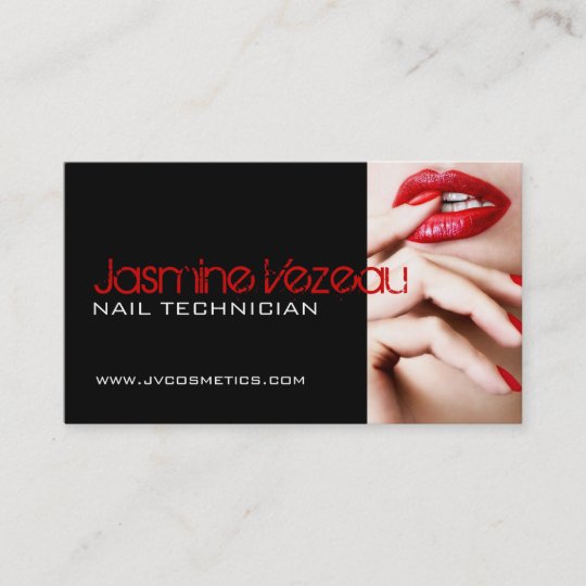 Nail Technician Business Cards | Zazzle.com