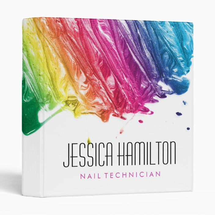 Nail Technician Portfolio Binder | Zazzle.com