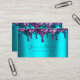 Nails Wax Epilation Depilation Navy Purple BluTeal Business Card | Zazzle