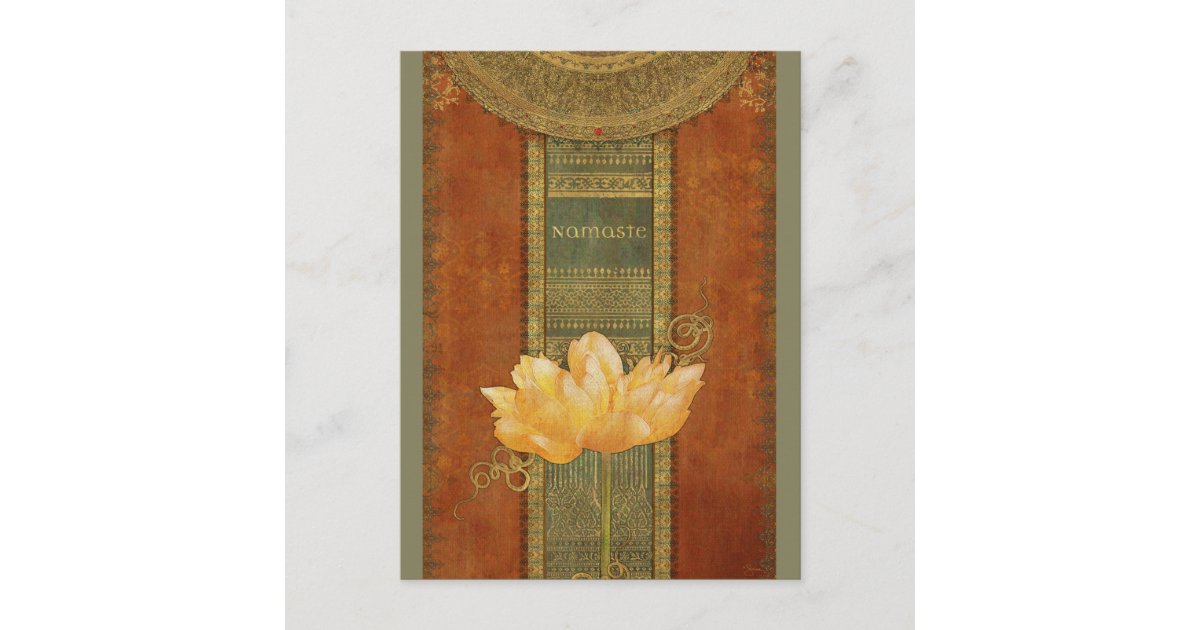 Namaste Postcard | Zazzle