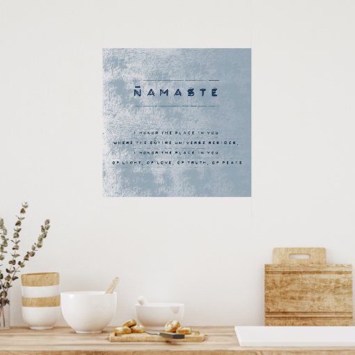Namaste Poster | Zazzle
