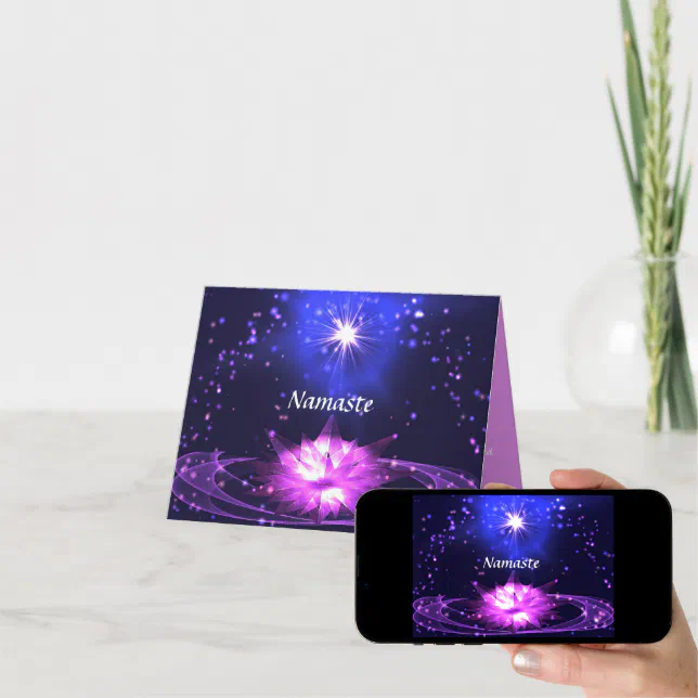 Namaste Thank You Fully Customize Greeting Card | Zazzle