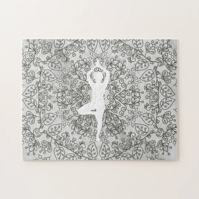 Namaste Yoga Pose Jigsaw Puzzle | Zazzle