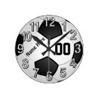 Customizable Cool Football Clocks for Guys | Zazzle.com