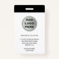 Name and Photo Security Bodyguard ID Card Badge | Zazzle