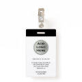 Name and Photo Security Bodyguard ID Card Badge | Zazzle