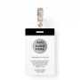 Name and Photo Security Bodyguard ID Card Badge | Zazzle