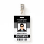 Name and Photo Security Bodyguard ID Card Badge | Zazzle
