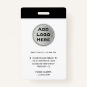 Name and Photo Security Bodyguard ID Card Badge | Zazzle