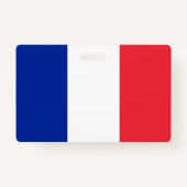 Name Badge with flag of France | Zazzle
