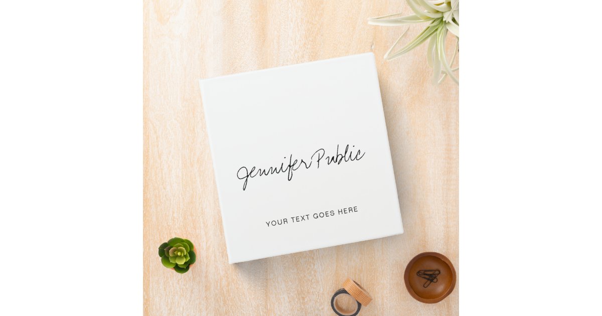Name Binders Add Script Text Logo Template | Zazzle